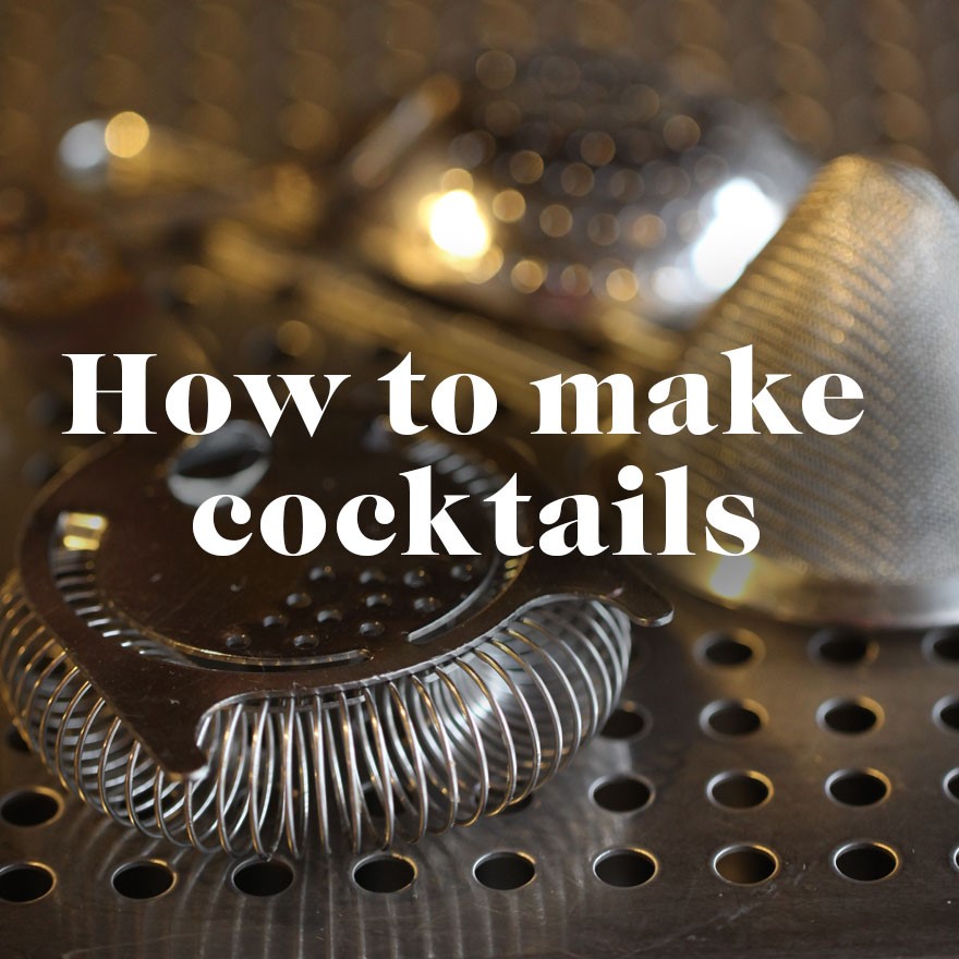 Basic cocktail-making techniques